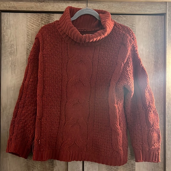 just madison | Sweaters | Cozy Rust Turtleneck Sweater | Poshmark